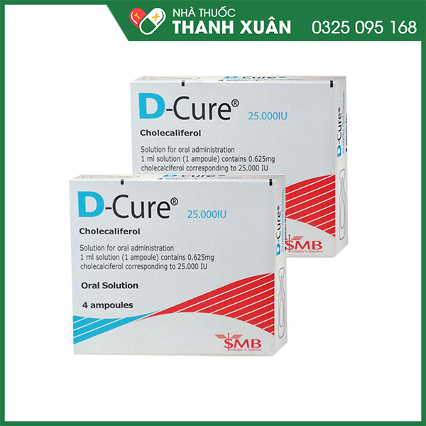 D-Cure điều trị thiếu vitamin D