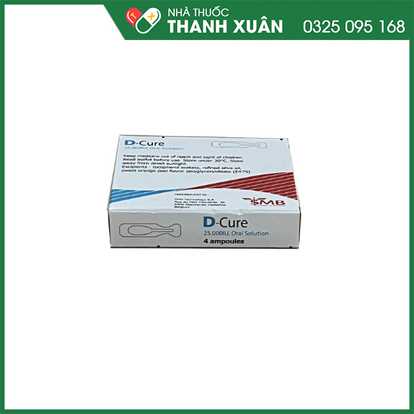 D-Cure điều trị thiếu vitamin D
