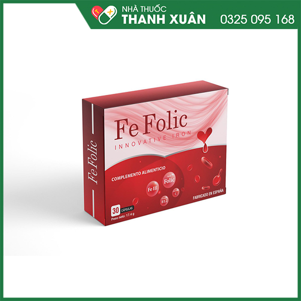 Fe Folic bổ sung sắt tái tạo hồng cầu