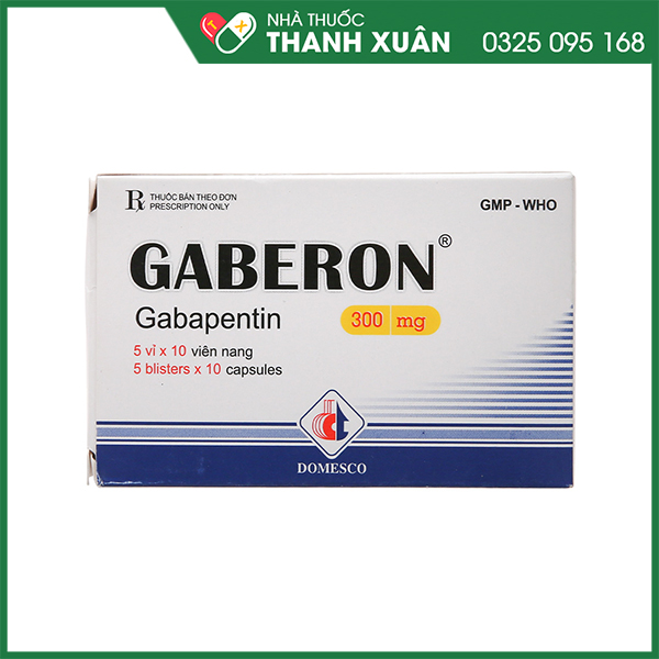 Gaberon trị động kinh, đau dây thần kinh