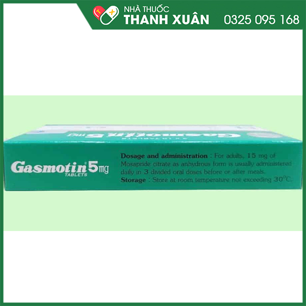 Gasmotin trị triệu chứng dạ dày