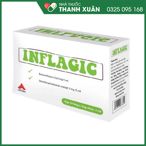 Inflagic điều trị dị ứng, kháng viêm