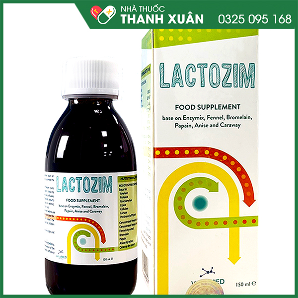 Lactozim giảm rối loạn tiêu hóa, hỗ trợ tăng cường tiêu hóa