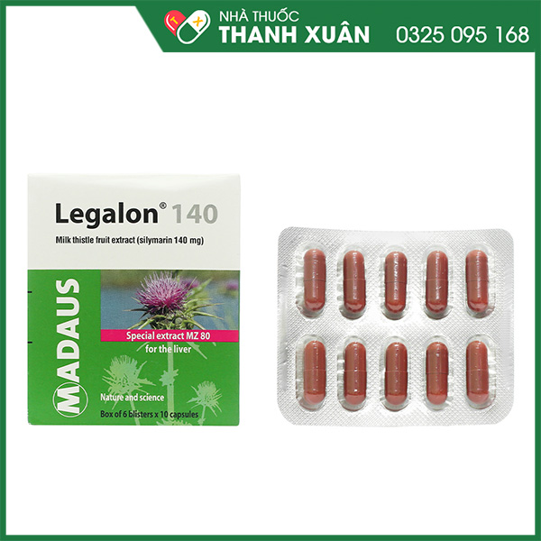 Legalon 140 điều trị bệnh về gan