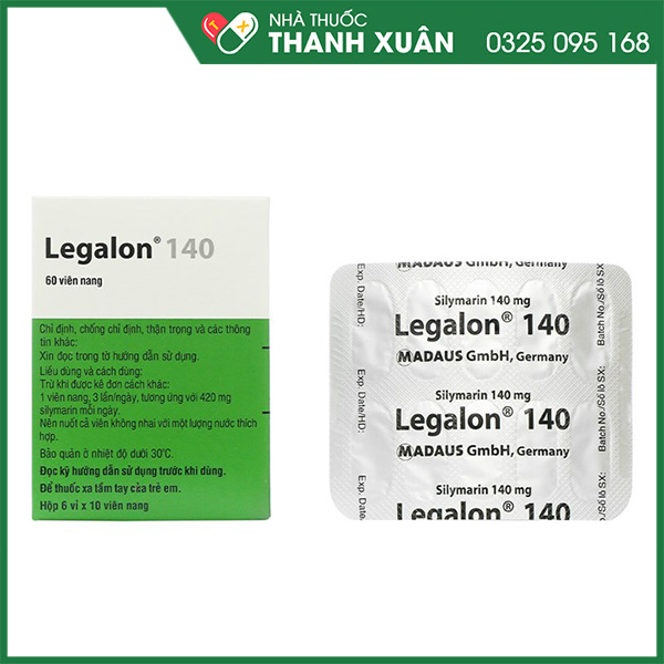 Legalon 140 điều trị bệnh về gan