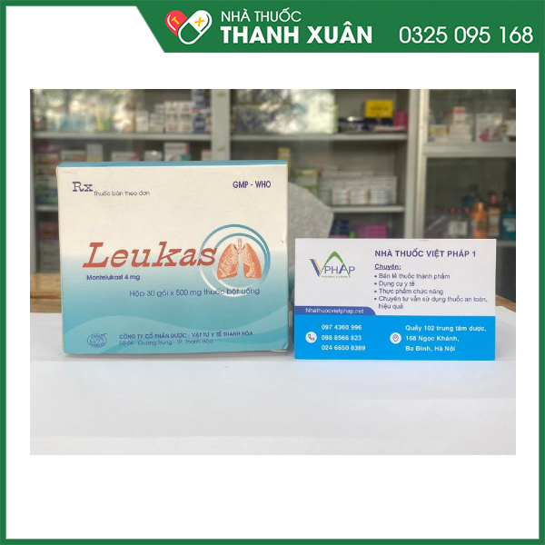 Leukas điều trị hen phế quản
