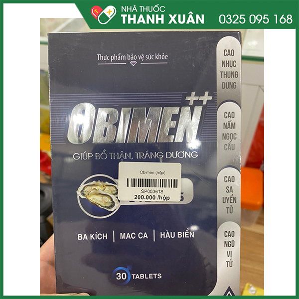OBIMEN giúp tăng cường sinh lý nam