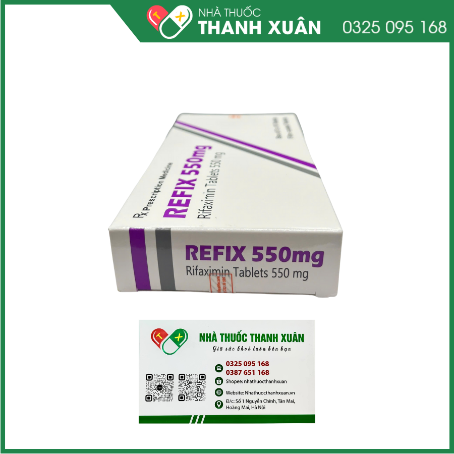 Refix-550 điều trị ruột kích thích