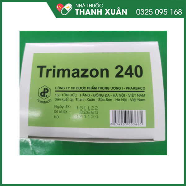 Trimazon điều trị nhiễm khuẩn