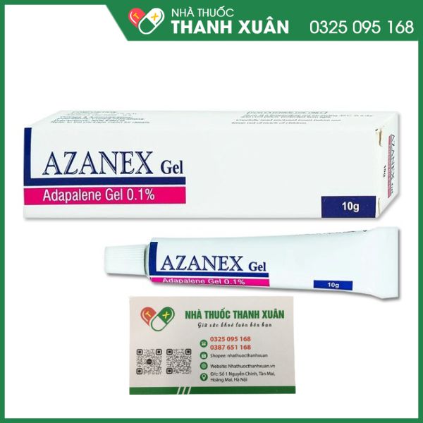 Azanex Gel 0.1% trị mụn trứng cá tuýp 10g