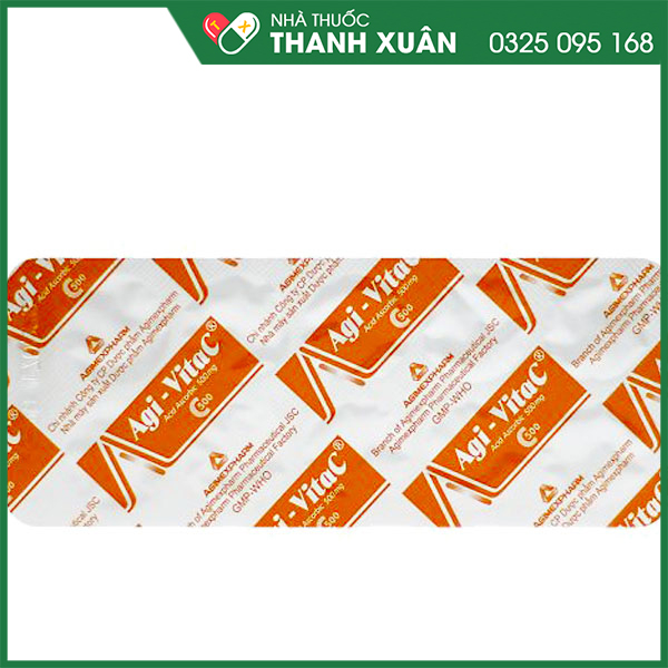 Agi-Vita C phòng và trị bệnh do thiếu Vitamin C