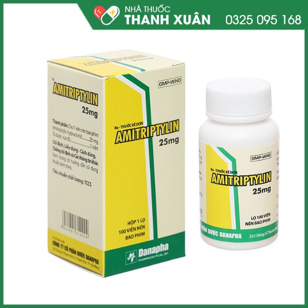 Amitriptylin trị trầm cảm, mất ngủ