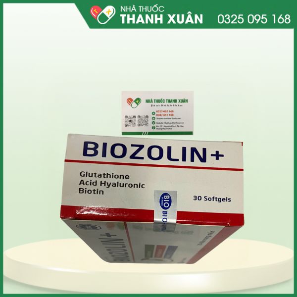 Biozolin+ hỗ trợ giảm nám, sáng da