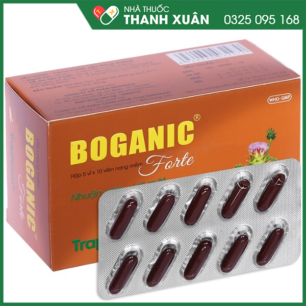 Boganic Forte thuốc hỗ trợ giải độc gan
