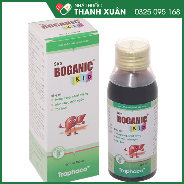 Boganic Kid thanh nhiệt giảm táo bón