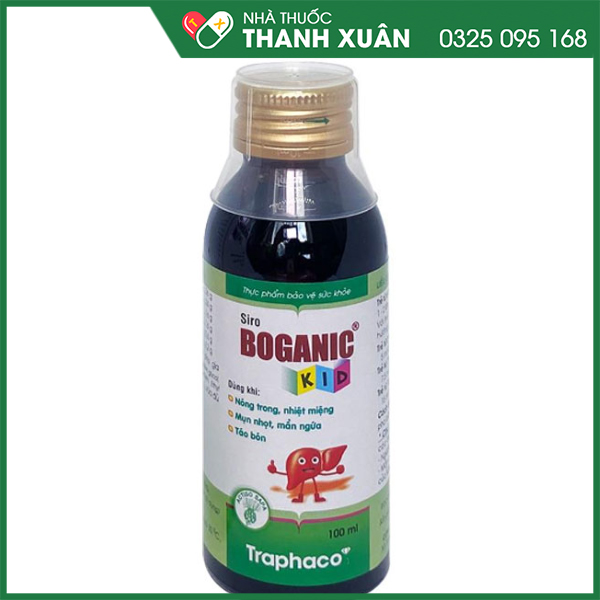 Boganic Kid thanh nhiệt giảm táo bón
