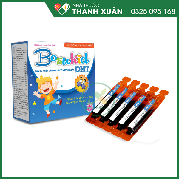 Bosukid DHT tăng cường sức đề kháng cho bé