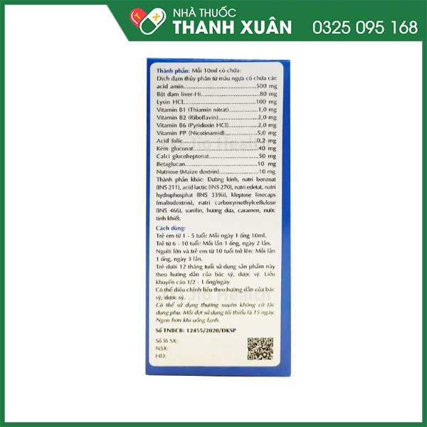 Bosukid DHT tăng cường sức đề kháng cho bé