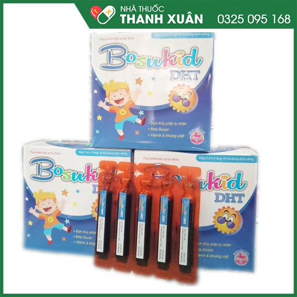 Bosukid DHT tăng cường sức đề kháng cho bé
