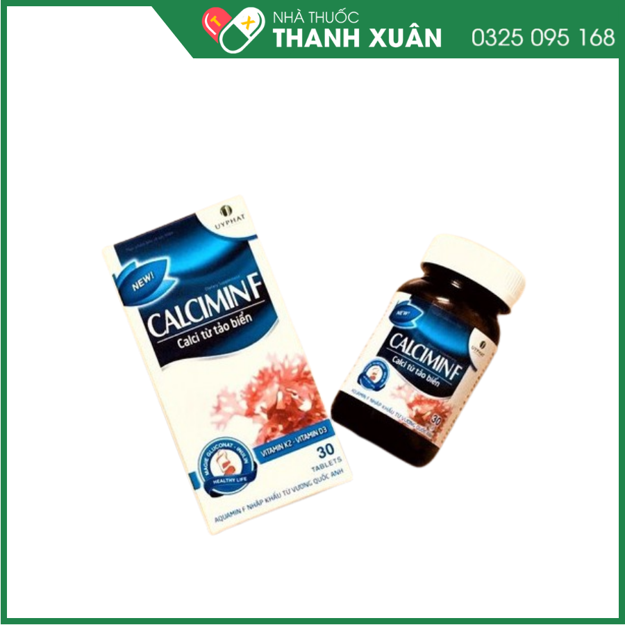 Calcimin F Phòng ngừa loãng xương cho người cao tuổi