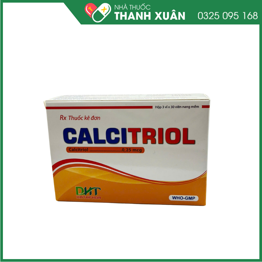 Calcitriol điều trị loãng xương mãn kinh