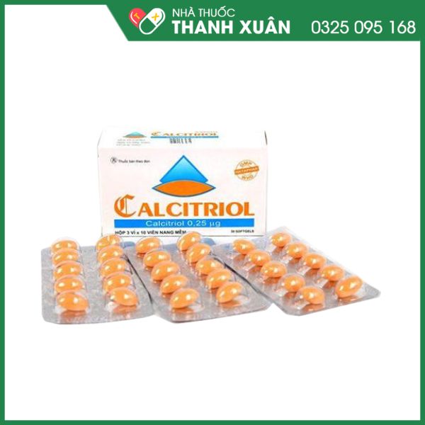 Calcitriol điều trị loãng xương mãn kinh