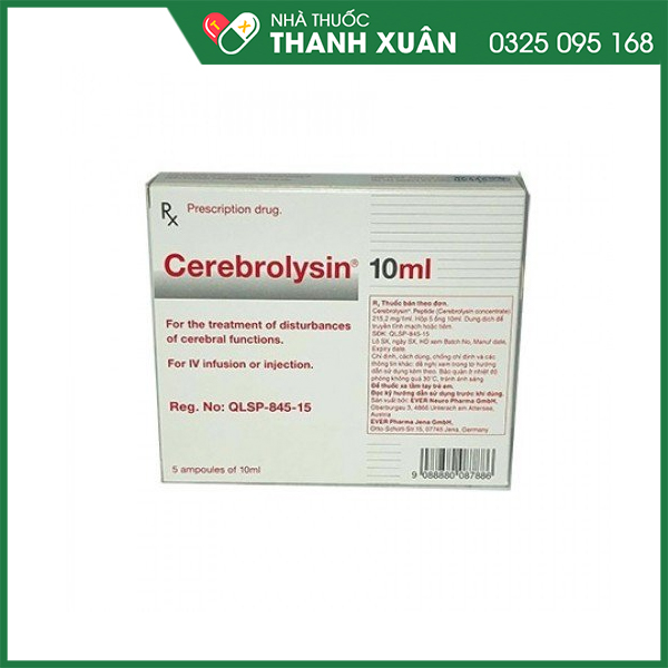Cerebrolysin 10ml điều trị các tổn thương não