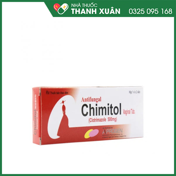 Chimitol Vagninal Tab điều trị viêm âm đạo