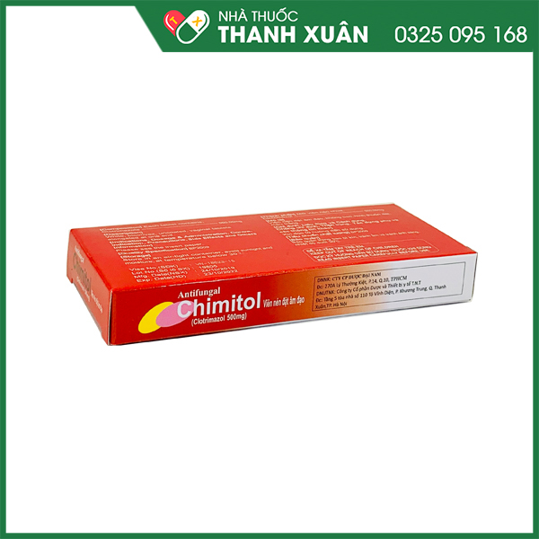 Chimitol Vagninal Tab điều trị viêm âm đạo
