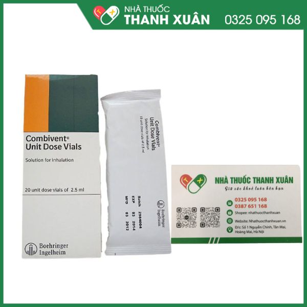 Combivent Unit Dose Vials kiểm soát co thắt phế quản