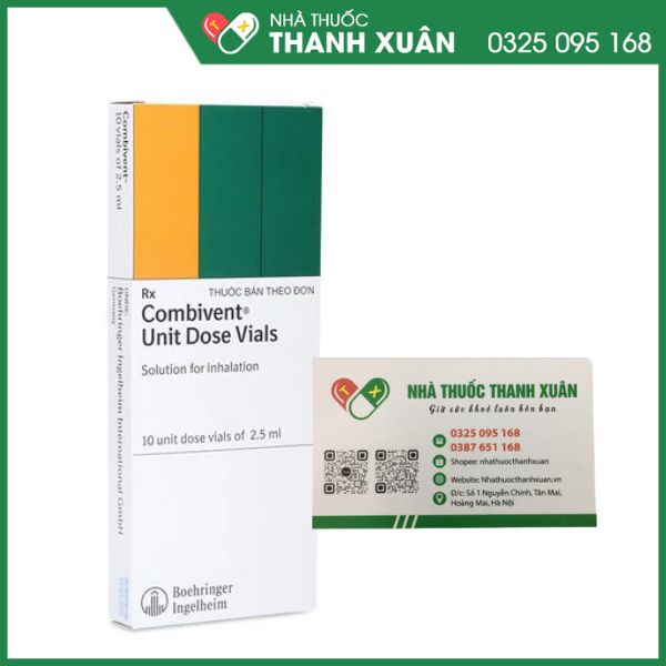 Combivent Unit Dose Vials kiểm soát co thắt phế quản