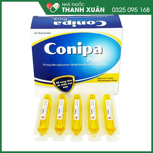 Conipa pure hỗ trợ bổ sung kẽm