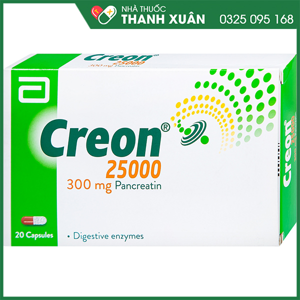 Creon 25000 bổ sung men tụy