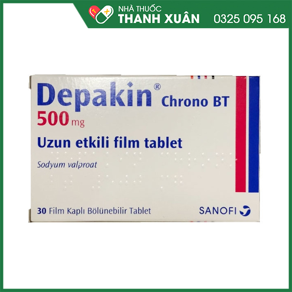 Depakine chrono 500mg trị các thể động kinh