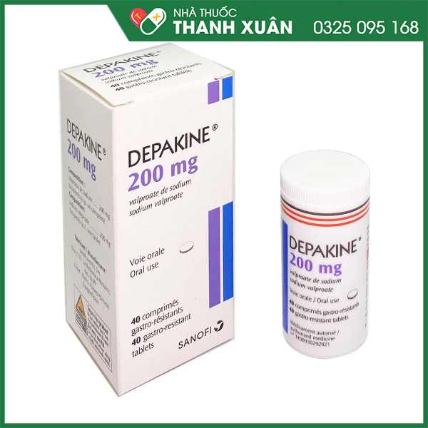 Thuốc Depakine 200mg điều trị động kinh