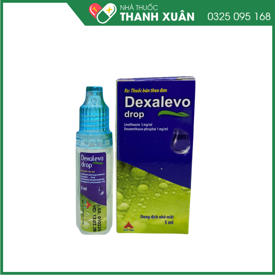 Dexalevo Drop - Thuốc điều trị nhiễm khuẩn mắt