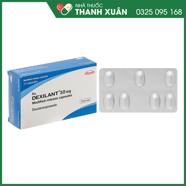 Dexilant 30mg trị trào ngược dạ dày, thực quản