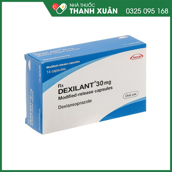 Dexilant 30mg trị trào ngược dạ dày, thực quản