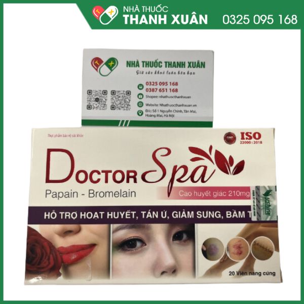 Doctor Spa hỗ trợ hoạt huyết