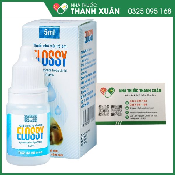 Elossy Baby thuốc nhỏ mũi trẻ em