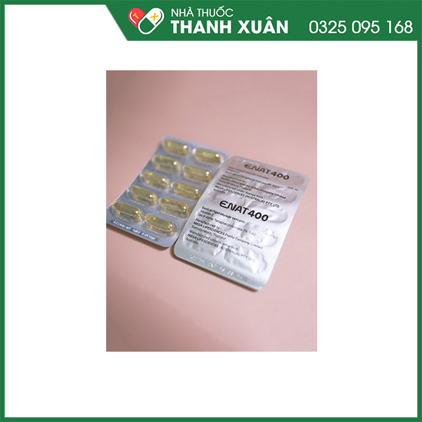 Enat 400 ngừa và điều trị thiếu Vitamin E