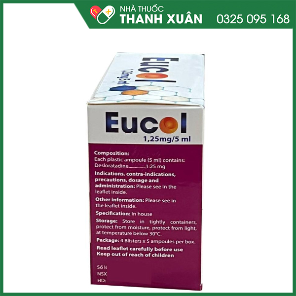 Eucol điều trị viêm mũi dị ứng