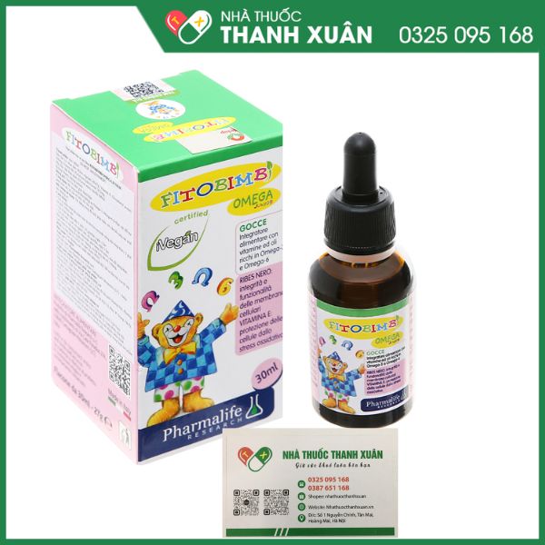 Fitobimbi Omega Junior giúp phát triển não bộ và mắt