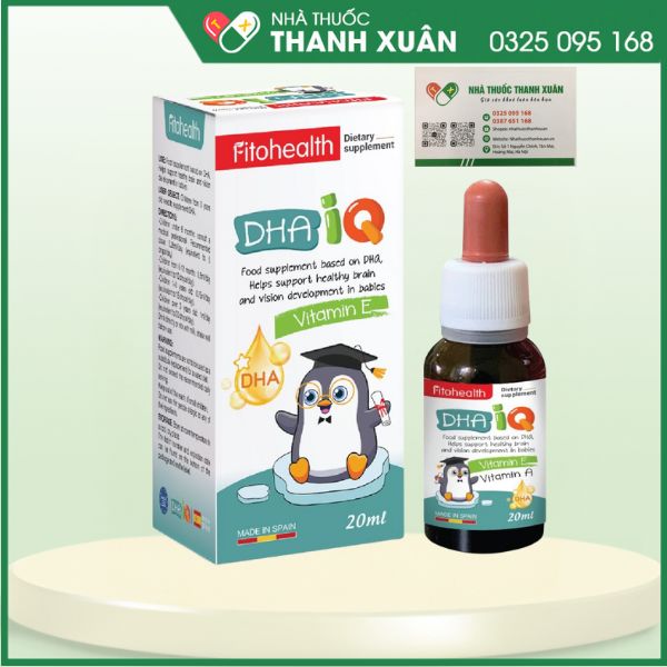 Fitohealthy - DHA IQ Bổ sung DHA, hỗ trợ phát triển não bộ, hỗ trợ cải ...