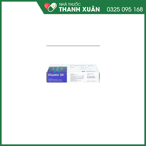 Thuốc Fluotin 20 trị trầm cảm, rối loạn lưỡng cực