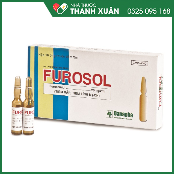 Furosol điều trị phù tim, gan, thận, phổi