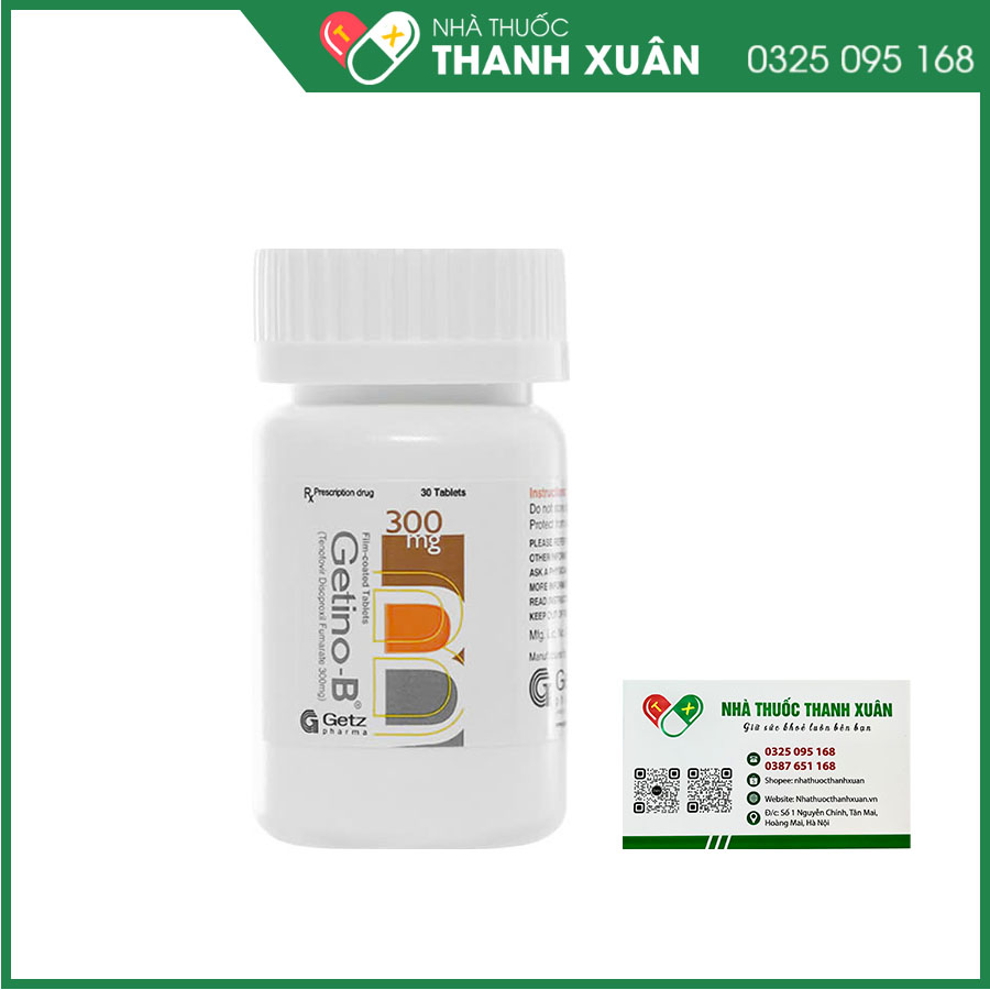 Thuốc Thuốc Getino-B điều trị viêm gan B hoặc kết hợp với thuốc kháng ...