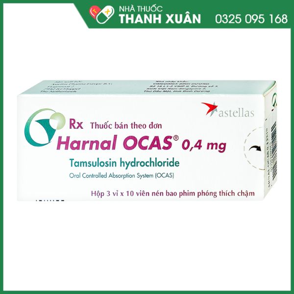 Harnal Ocas 0,4 mg điều trị triệu chứng đường tiểu dưới