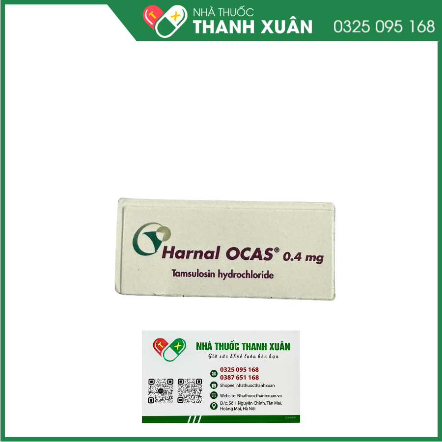 Harnal Ocas 0,4 mg điều trị triệu chứng đường tiểu dưới