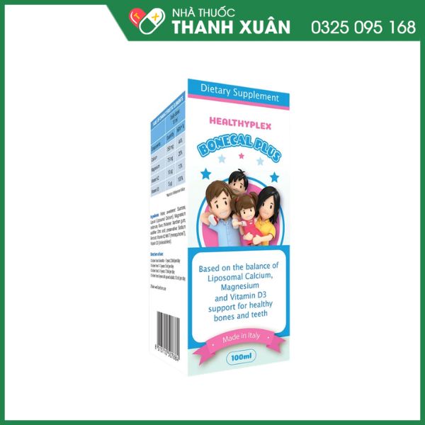 Healthyplex Bonecal Plus bổ sung canxi sinh học